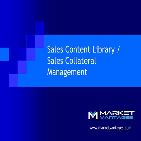 Sales Content Library - Why and What ? | PPT