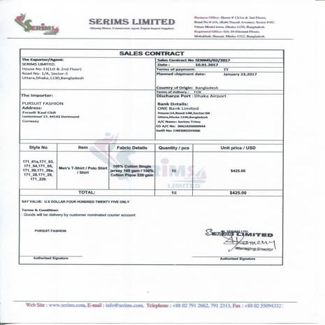 Sales contract.r.sample | PDF
