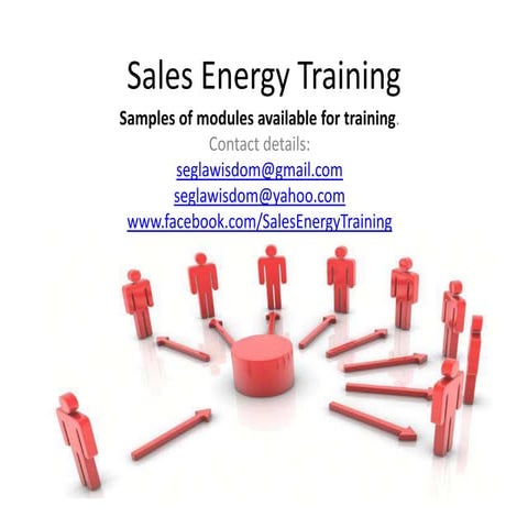 Sales energy modules | PPTX