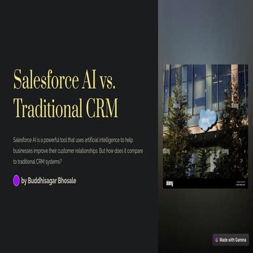 Salesforce AI vs. Traditional CRM: Which is Best for Your Business? | PDF