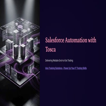 Salesforce Automation with Tosca — Delivering Reliable End-to-End ...
