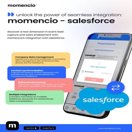 Salesforce - momencio integration - event lead capture app | PDF