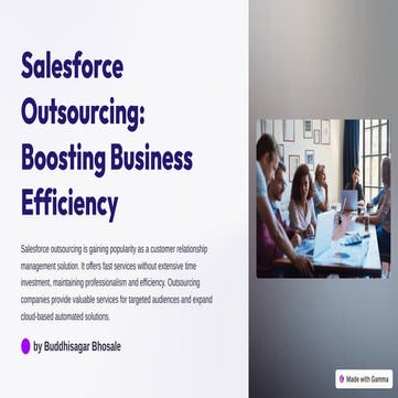 Salesforce Outsourcing Services | Expertise for Seamless CRM Management ...