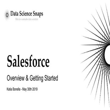 Salesforce - Overview & Getting Started | PDF