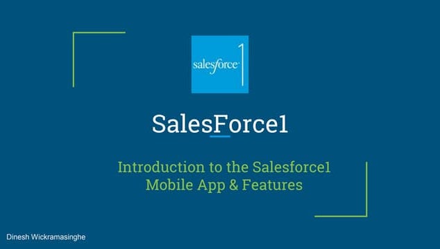 Salesforce1 App