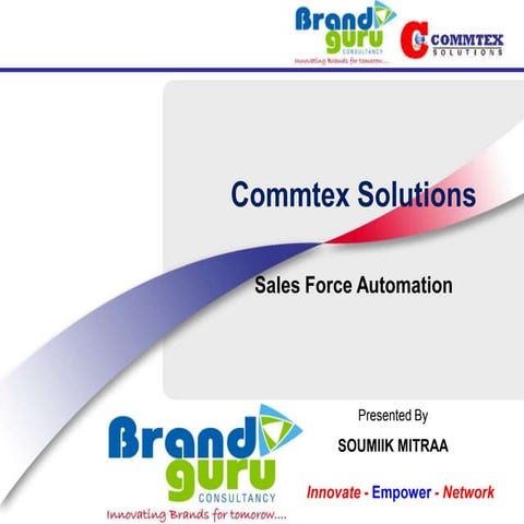 Sales Force Automation System Commtex Solutions Sfa | PDF | Computer Software and Applications ...