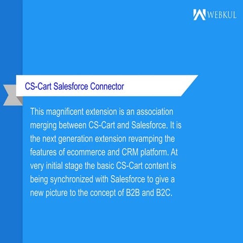 CS-Cart Salesforce connector | ODP