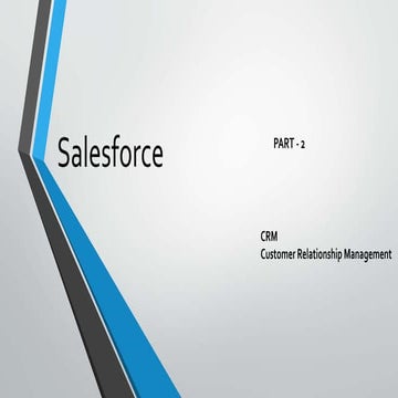 Salesforce crm | PPTX | Sales | Business