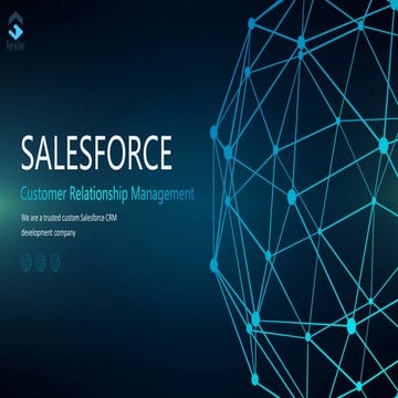 Salesforce Crm Development Services At Fexle Services Ppt