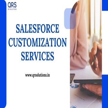 Salesforce Customization And Configuration Qr Solutions Ppt