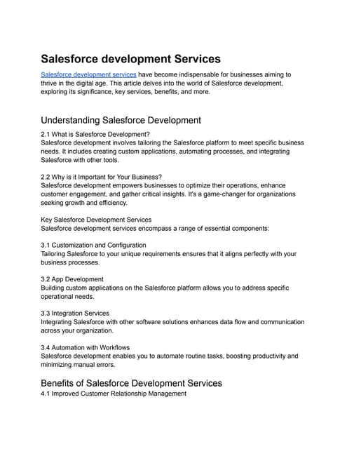 Salesforce Development Lifecycle: Detailed Phases | PDF | Operating Systems | Computer Software ...