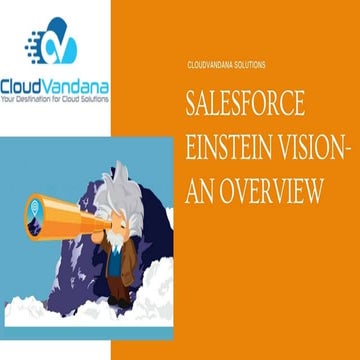 Salesforce Einstein Vsion _CloudVandana | PPTX | Artificial ...