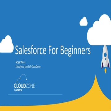 CloudZone- Salesforce event | PPT