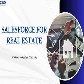 Real Estate crm software | Salesforce for Real estate | QR Solutions | PDF