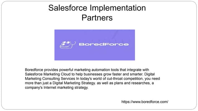 Salesforce Implementation Partners Pptx