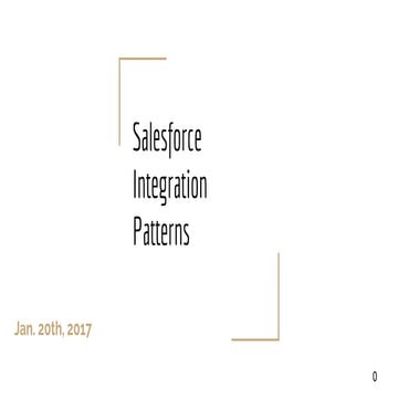 Salesforce Integration Patterns Pptx