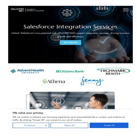 Salesforce Integration Services-valintry360 | PDF