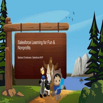 Salesforce Learning for Fun & Nonprofits | PPT
