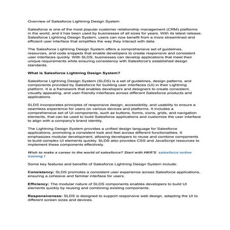 Salesforce Lightning Design System Pdf