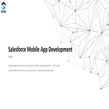 Salesforce Mobile App Development Presentation Pptx
