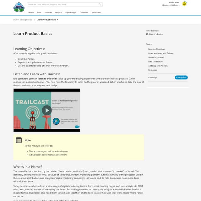 Salesforce Pardot Selling Basics | PDF