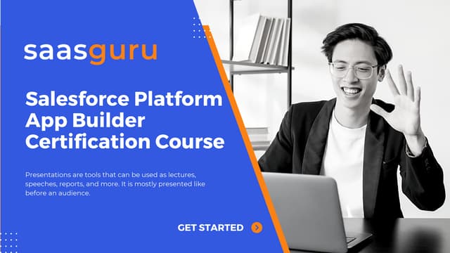 Salesforce Platform App Builder Certification Course Pdf