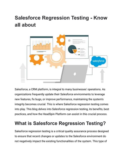 Salesforce Test Automation Ppt