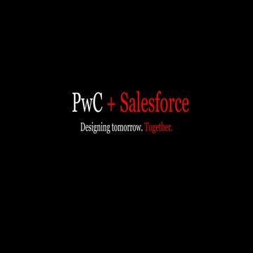 PWC + Salesforce | PDF