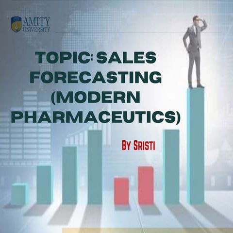 sales forecasting (Pharma) | PPTX