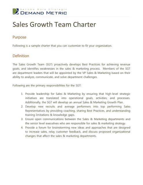 Steering Committee Charter Template | PDF