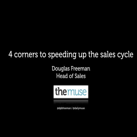 Sales Hacker Series NYC - Seven Rules to Follow So You Don't Slow Down ...