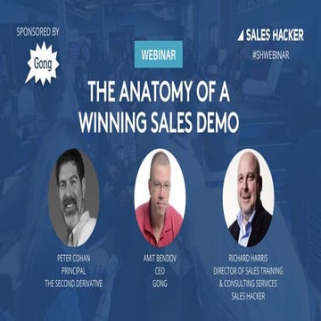 The Anatomy of a Winning Sales Demo | PDF