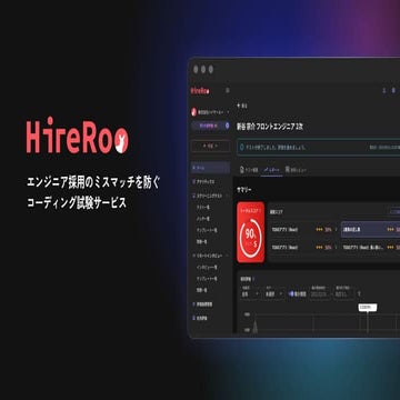 エンジニア採用のミスマッチを防ぐコーディング試験サービス『HireRoo（ハイヤールー）』 | PPT