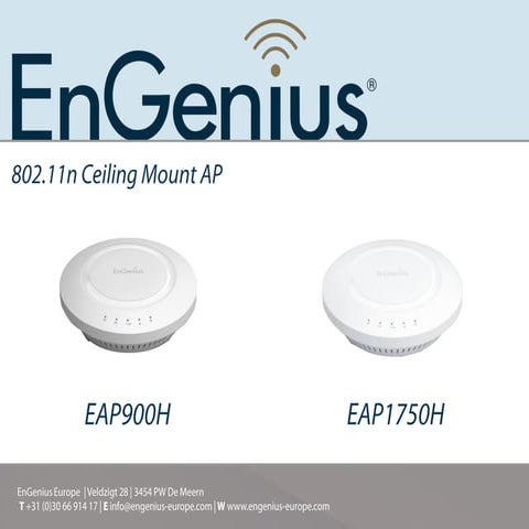 EnGenius Europe Sales presentation EAP900H and EAP1750H | PDF
