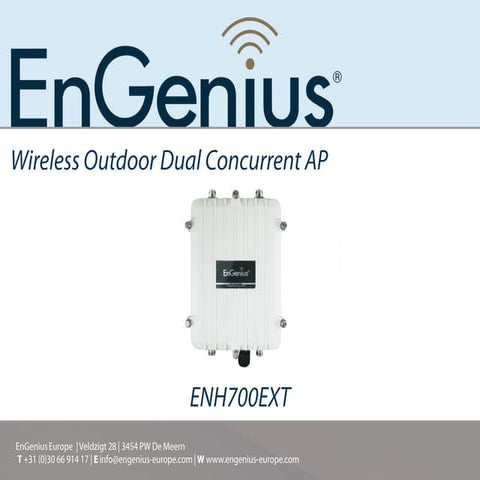 EnGenius Europe Sales presentation ENH700EXT | PPT