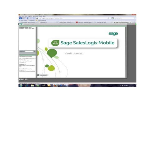 Sales logix mobile slides | DOCX