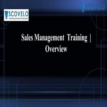 Sales management training | PPTX