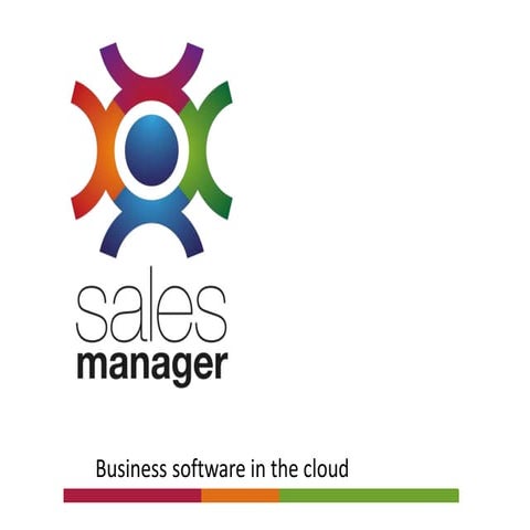 SalesManager Online CRM, ERP, Service and Project Management in the Cloud | PPTX