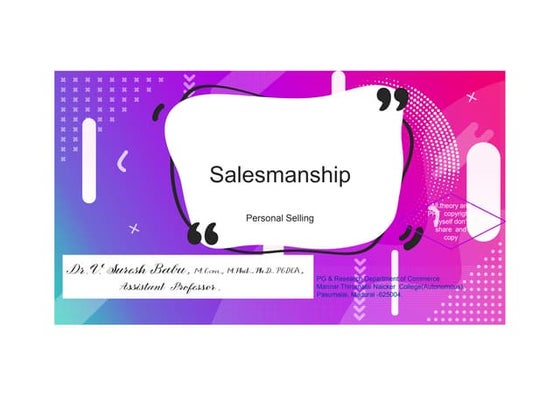 Sales process | PPTX | Sales | Business