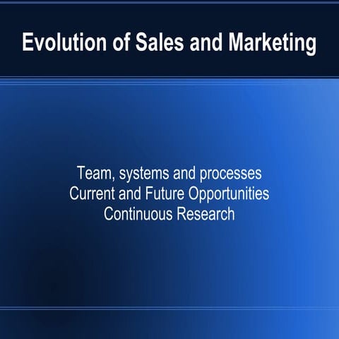 Sales Enablement and Evolution | PDF