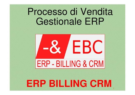 Erp Billing & Crm presentations