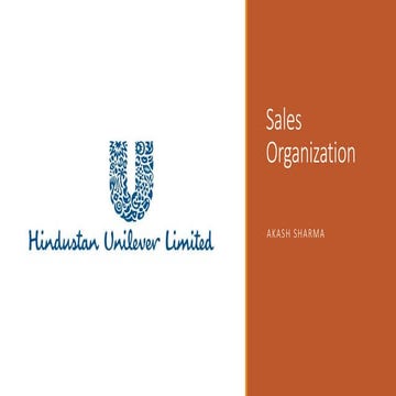 Sales organization | PPTX