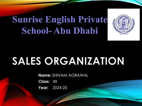 Sales organization structure | PPT