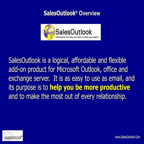 Sales Outlook Presentation | PPT