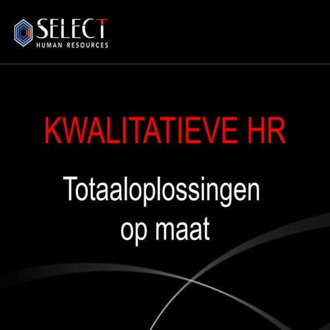 Salespresentatie Select Hr Nl[1] | PPT