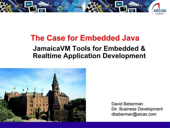 ﻿Moving to Realtime Java for Embedded Systems af James Hunt, Aicas | PDF | Operating Systems ...
