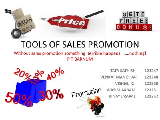Sales promotion | PPT