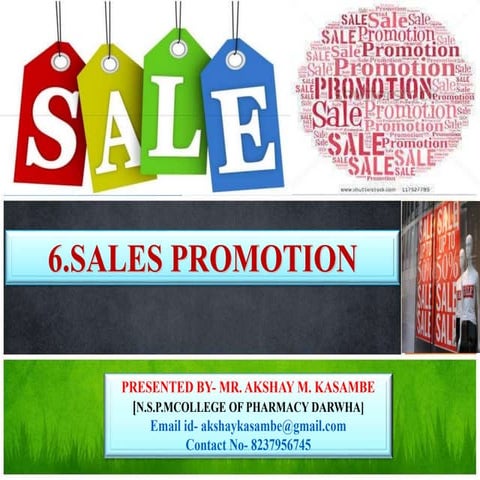 Sales promotion | PPTX