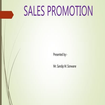 Sales promotion | PPT
