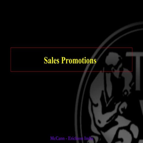 Sales Promotion Analysis Ppt